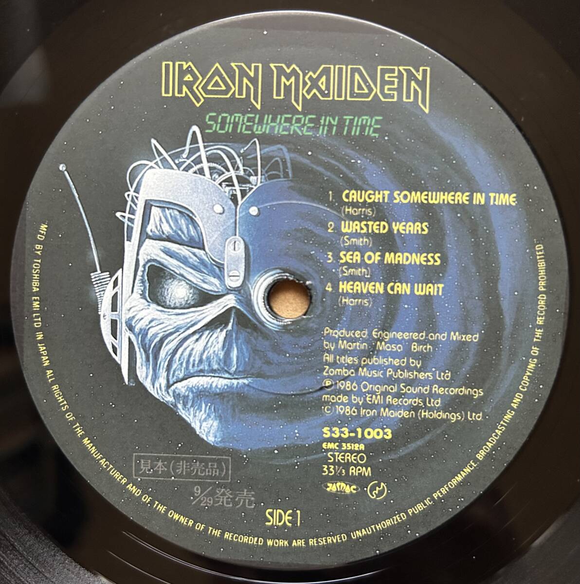 PROMO 見本盤 IRON MAIDEN アイアン・メイデン / SOMEWHERE IN TIME S33-1003 東芝 EMI 非売品EP付き /【Buyee】 Buyee ...