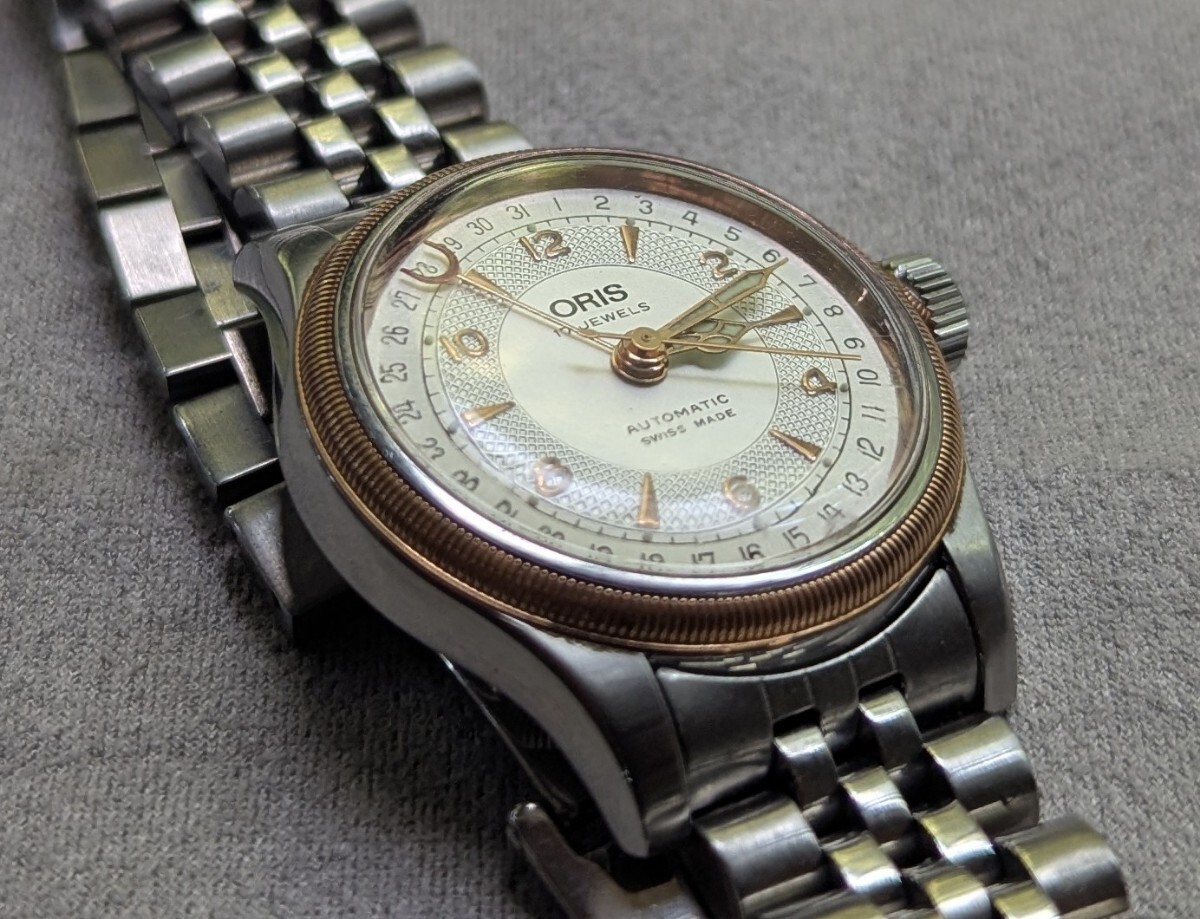 ORIS 7558 自動巻 オリス ビッグクラウン ポインタデイト ボーイズサイズ 動作良好 /【Buyee】 Buyee ...