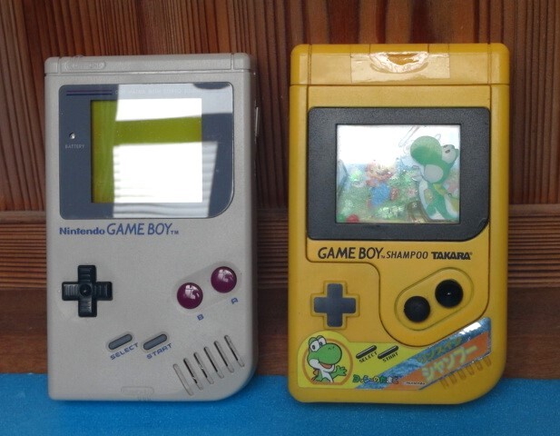 当時物 タカラ GAMEBOY SHAMPOO ゲームボーイ シャンプー 黄 YELLOW マリオ ヨッシーのたまご TAKARA ...