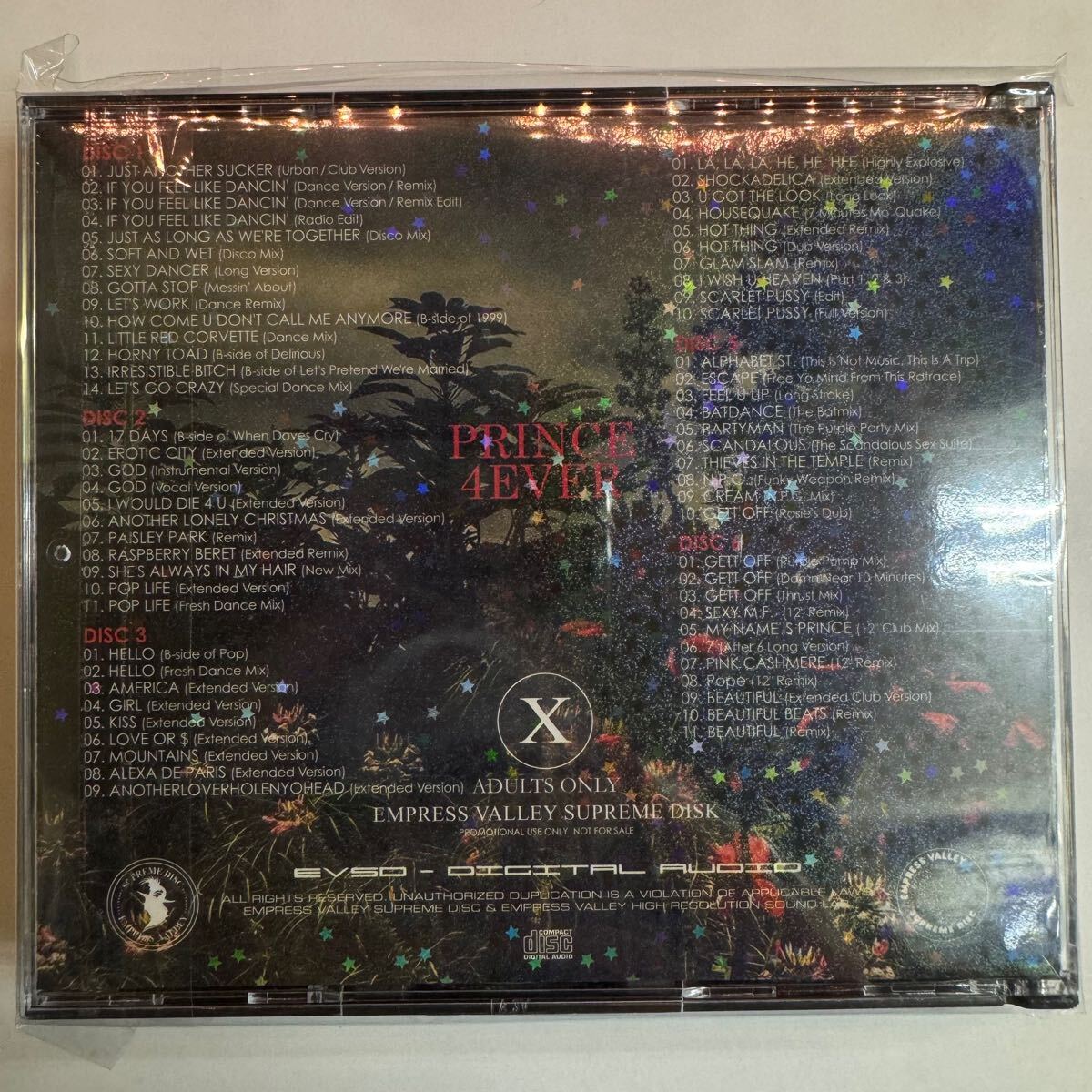 PRINCE / 4EVER (6CD) 必殺の12インチ・シングル集！全トラック音質最高/全65トラック、総収録時間457分オーバー！人気商品！ /【Buyee】 Buyee ...