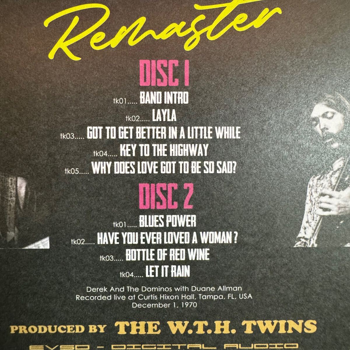 再入荷！DEREK AND THE DOMINOS / SOUL MATES TWIN FLAMES Remaster「炎の友情」(2CD ...