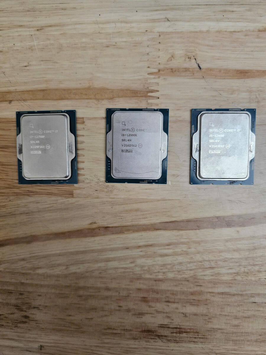 CPU Intel i9-12900K,i7-12700F, i5-12400,3 個セット /【Buyee】 Buyee ...