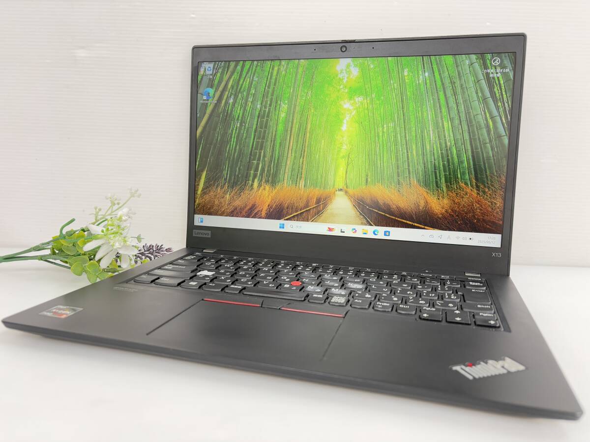 【バッテリー良好】Lenovo ThinkPad X13 Gen1 20UGS2VS00『Ryzen 3 PRO (4450U)2.5GHz ...