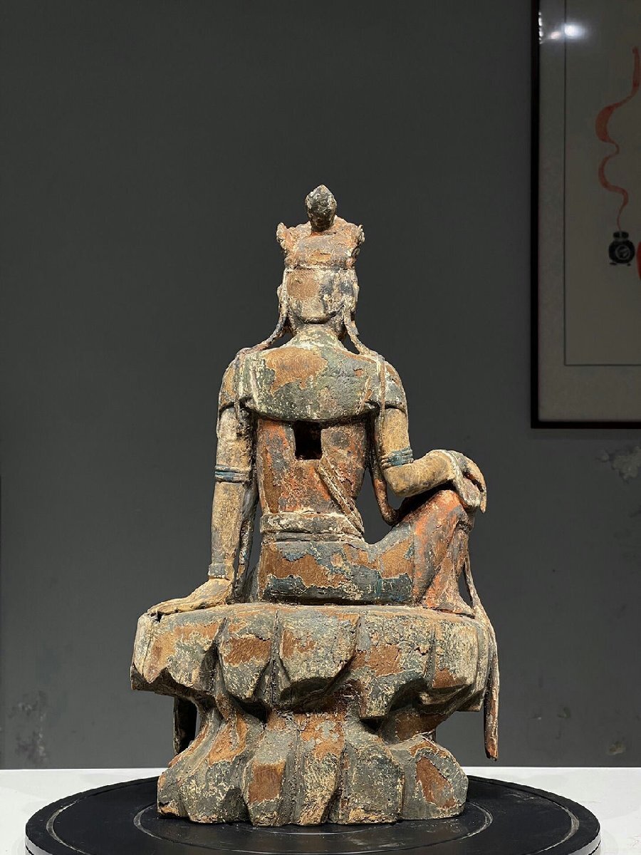 渡鶴羽 A3566明時代 楠木木彫彩絵自在観音 楠木 楠木細工彫刻★仏教古美術★仏像★細密細工★廃寺旧蔵★廃寺買出品 /【Buyee】 Buyee - Japanese Proxy ...