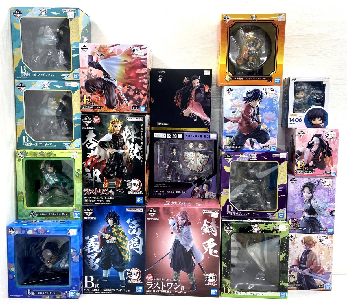 ★【中古/170】鬼滅の刃フィギュアまとめ 冨岡義勇 煉獄杏寿郎 胡蝶しのぶ 竈門禰豆子 他 一番くじ figma BUZZmod ねんどろ ...