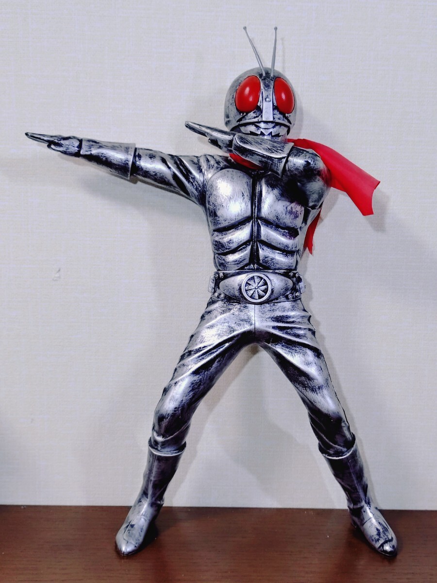 仮面ライダー2号 京本コレクション ビッグサイズ ソフビ プラチナver. 石ノ森章太郎展 限定品 フィギュア 当時物 ビンテージ バンダイ 現状 /【Buyee】 Buyee ...