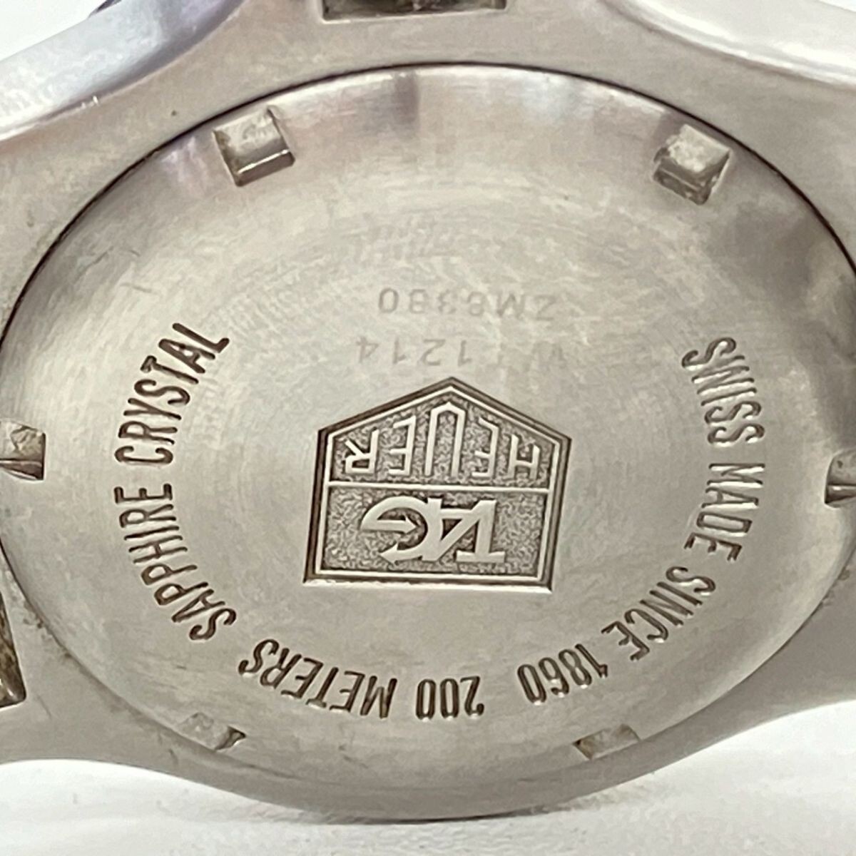 C042-I67-683 【電池交換済み/稼働】 TAG HEUER タグホイヤー WT1214 リンク QUARTZ クォーツ デイト 回転ベゼル メンズ腕時計 KA /【Buyee ...