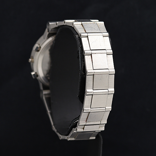 1円 ブルガリ ディアゴノ スポーツ CH35S L5685 QZ ブルー文字盤 メンズ腕時計 1523500 6OKT OKY ...