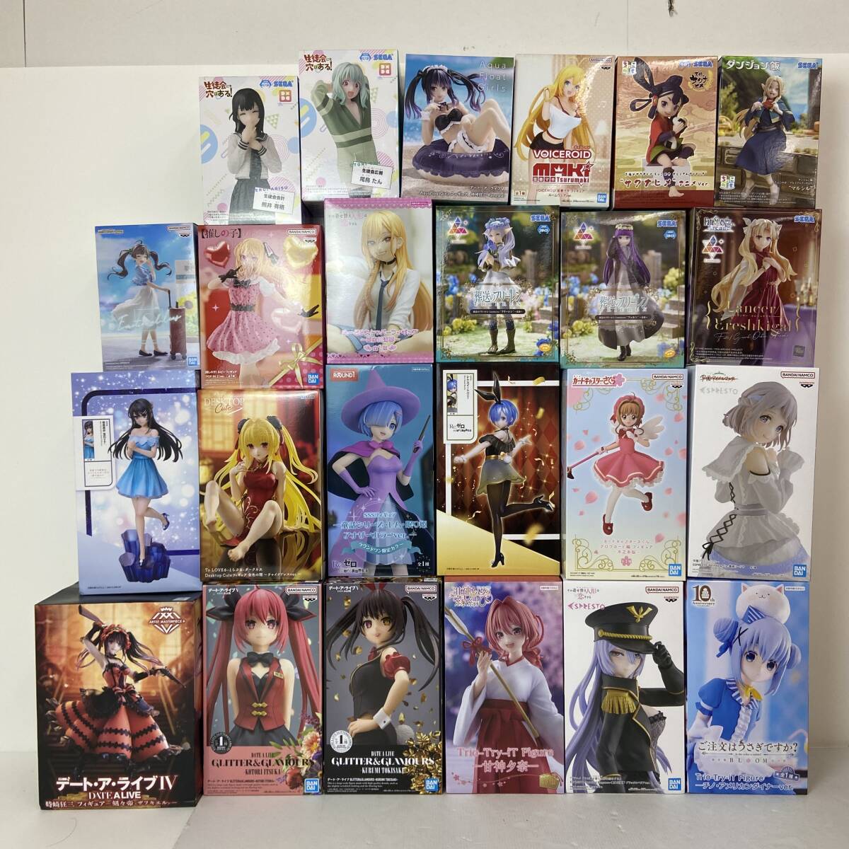 04wy10809〓【1円～】プライズフィギュア 未開封24個セット 【デート・ア・ライブ/葬送のフリーレン/甘神さんちの縁結び など】 中古 ...