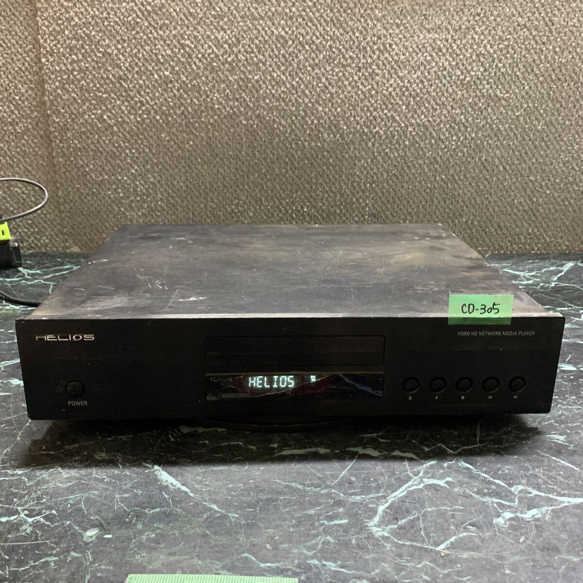 CD-305 激安 CDデッキ HELIOS X500 HD NETWORK MEDIA PLAYER 簡易動作確認済み 中古現状品 ...