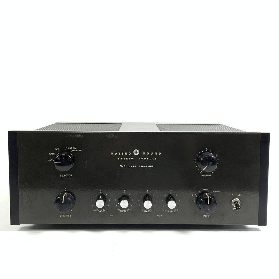MATSUO SOUND 真空管プリアンプ WEタイプトランス 真空管:GE 6072/SOVTEK 7025/SIEMENS ECC83 ...