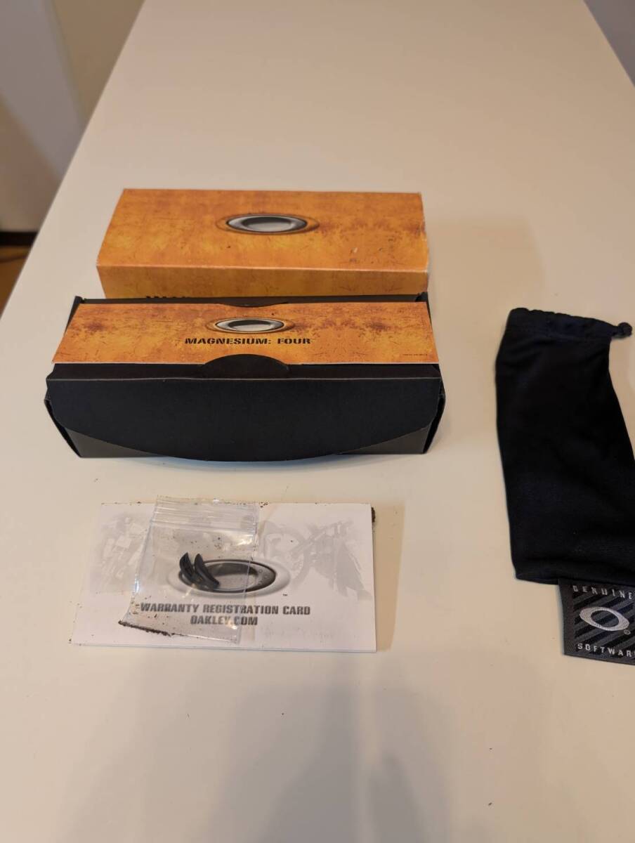 OAKLEY MAG Four PLASMA/FIRE オークリー マグ フォー 箱その他付属品 本物【日本国内販売終了 旧モデル ...