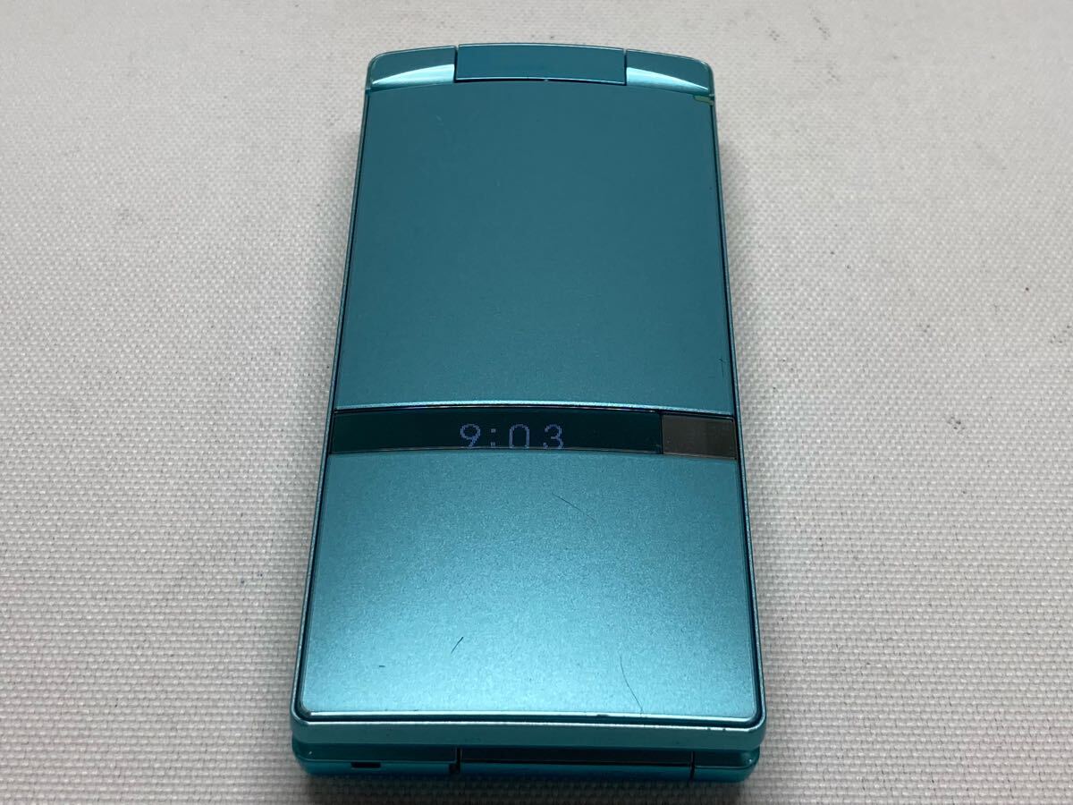 美品 SoftBank ソフトバンク 007SH AQUOS PHONE SHARP シャープ 携帯電話 ガラケー ミスティブルー ...