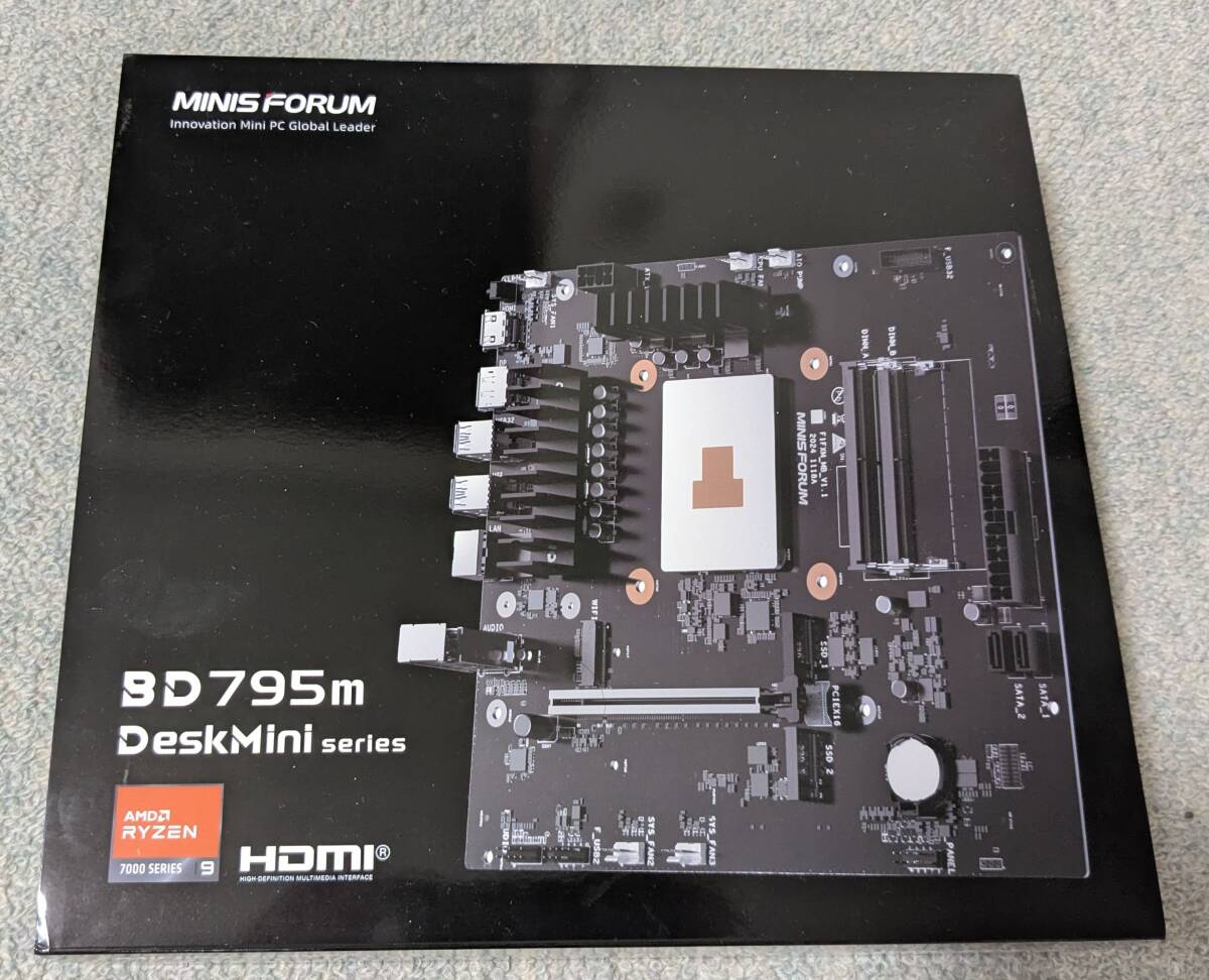 MINISFORUM BD795m Ryzen9 7945HX M-ATXマザーボード 16GB×2メモリ付き 中古動作品 /【Buyee ...