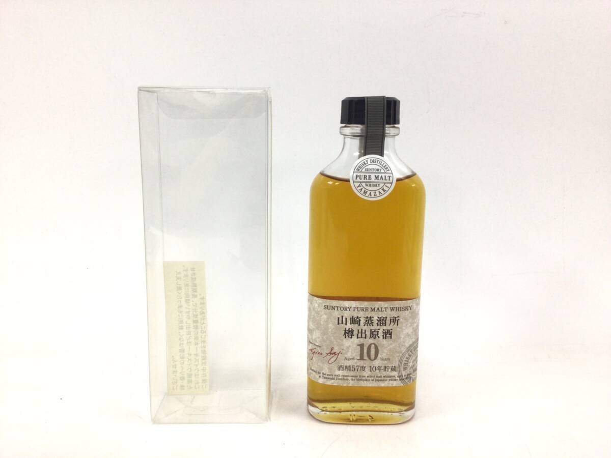 ウイスキー whisky サントリー 山崎蒸溜所 樽出原酒 10年 190ml 57% 重量番号:1(76) /【Buyee】 Buyee - Japanese Proxy Service ...