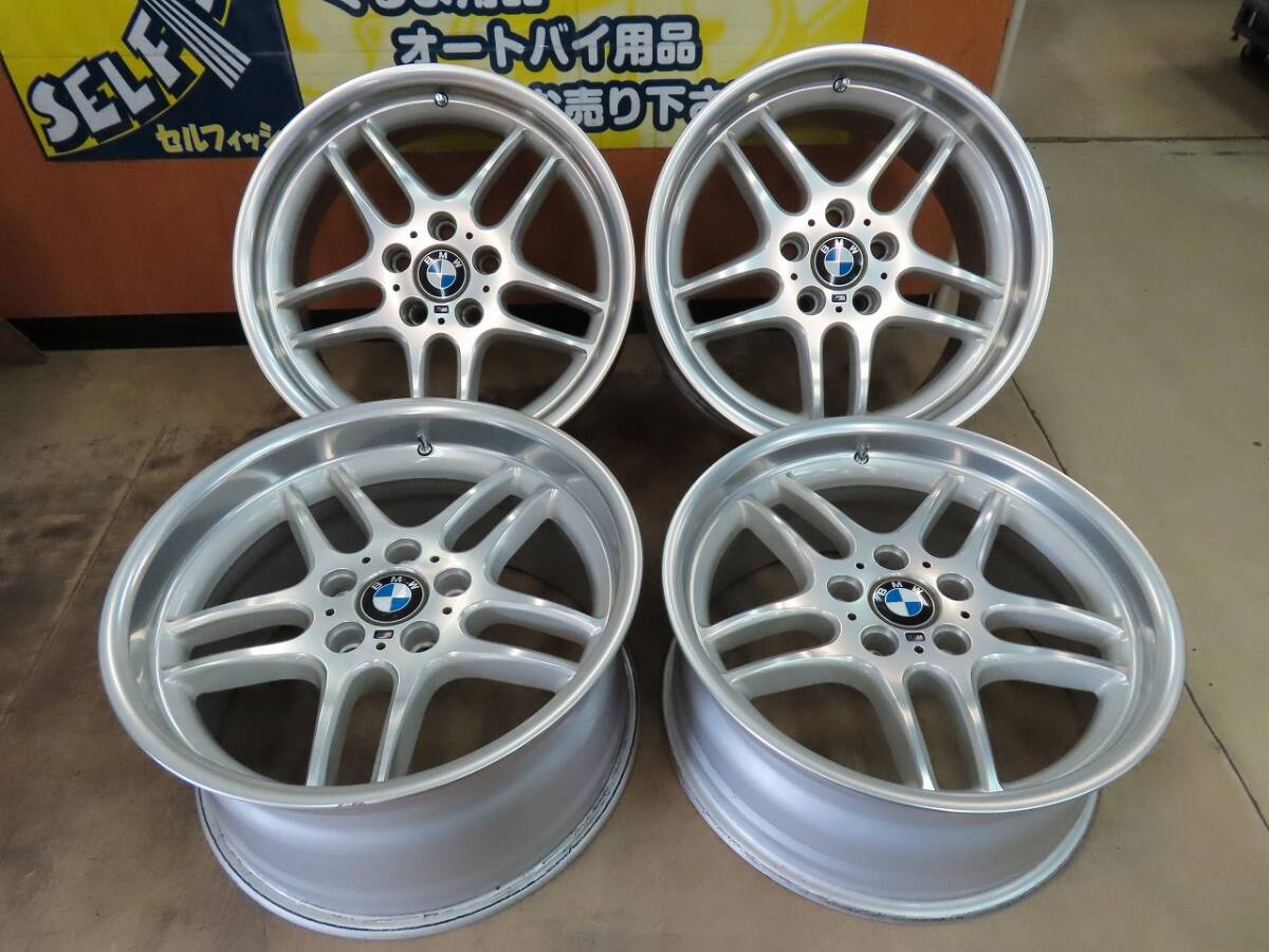BMW 7シリーズ E38 Mスポーツ 純正 18インチ アルミホイール 8J +13/9.5J +25 5穴 PCD120 シルバー ...