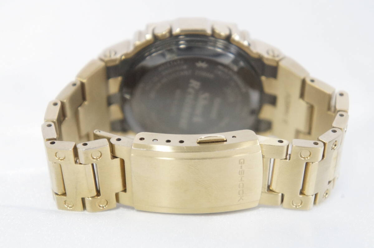 稼働品 CASIO カシオ G-SHOCK GMW-B5000 フルメタル ゴールド Bluetooth デジタル 電波ソーラー 腕時計 箱 ...