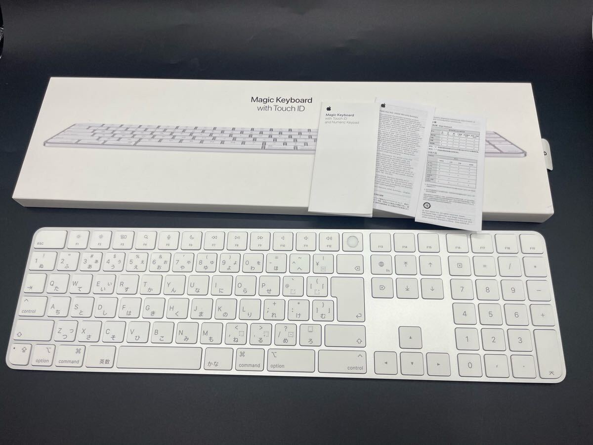 Apple ワイヤレスキーボード Touch ID搭載 Magic Keyboard A2520 MK2C3J/A キーボード PC周辺機器 ...