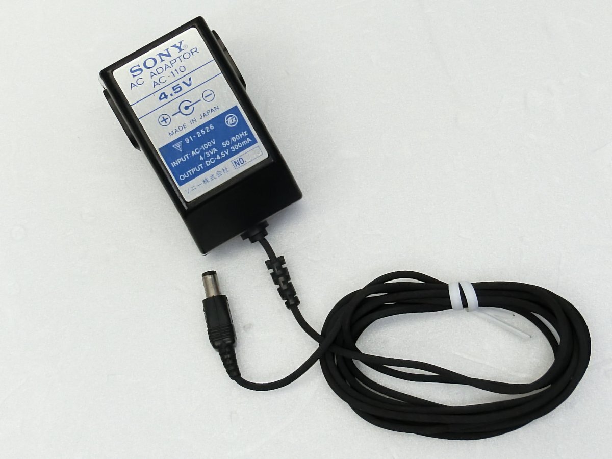 e851 ACアダプター SONY AC-110 4.5V 300mA スカイセンサー /【Buyee】 Buyee - Japanese ...