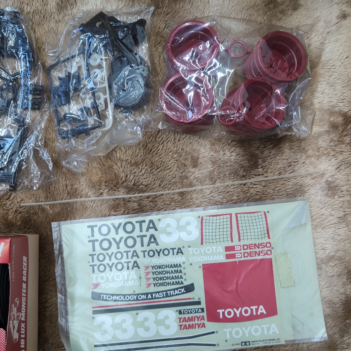 TAMIYA 1/10 電動RC トヨタ ハイラックスモンスターレーサー ラジコン TOYOTA HI-LUX MONSTER RACER 未 ...