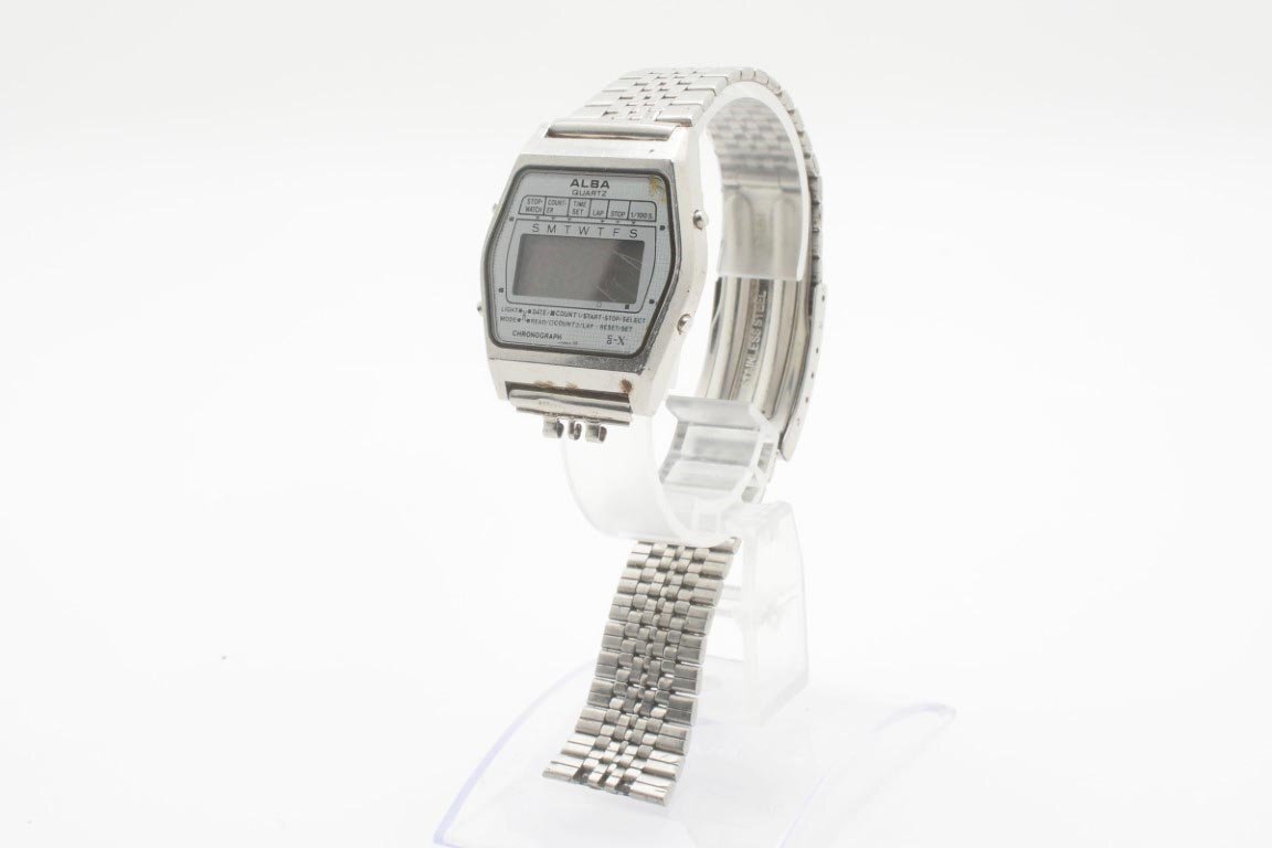 SEIKO セイコー腕時計 ALBA アルバ Y729-4000 シルバー デジタル /【Buyee】 Buyee - Japanese ...
