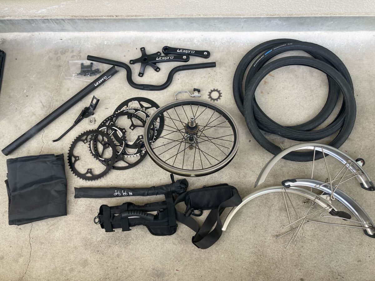 ★ブロンプトン★対応パーツ カスタム 16インチタイヤ ホイール クランク カーボン 輪行袋 フェンダー 肩掛け グリップ スプロケット /【Buyee】 Buyee - Japanese ...