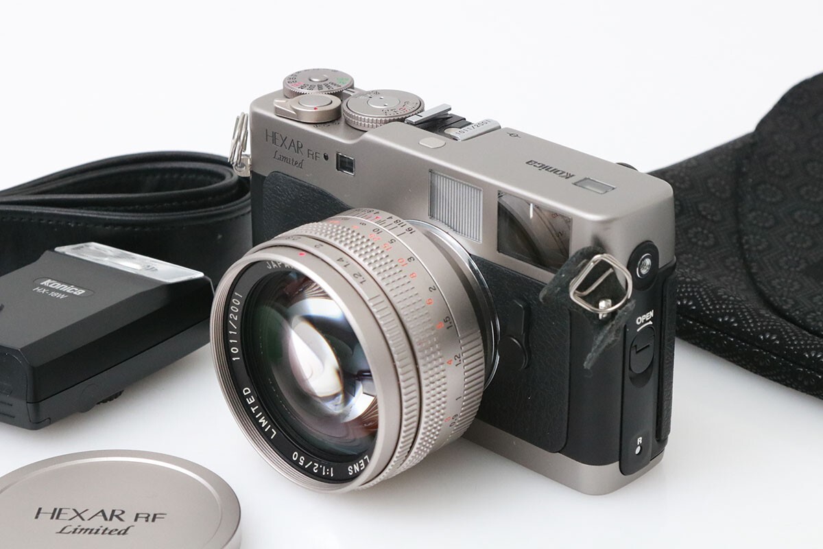 【全額返金保証】美品｜コニカ HEXAR RF Limited ボディ M-HEXANON 50mm F1.2 レンズ付 CA01-M4521 ...