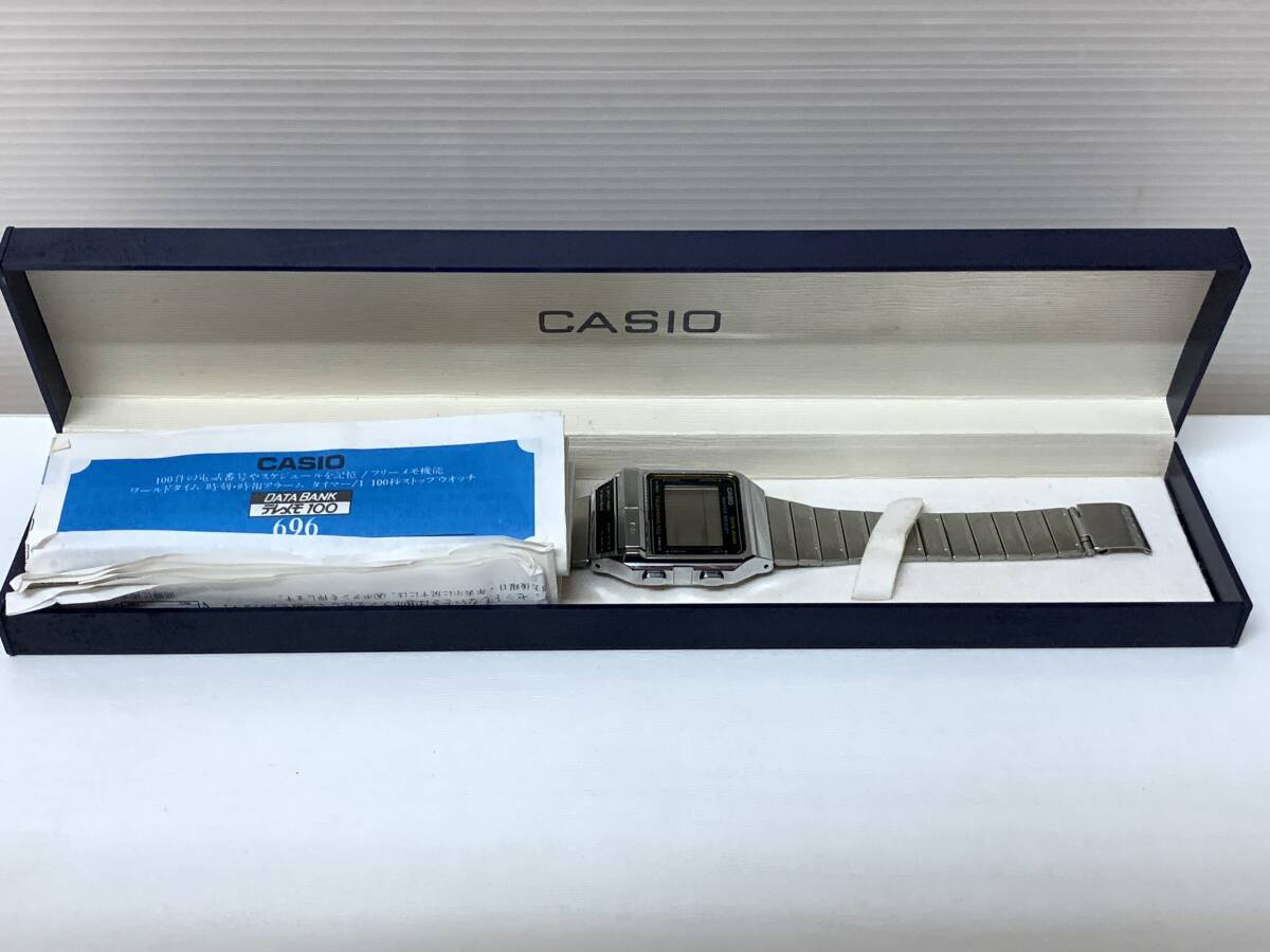 美品【CASIO/カシオ】DATA BANK DBX-110 テレメモ100 当時物 記念品 80年代 /【Buyee】 Buyee ...