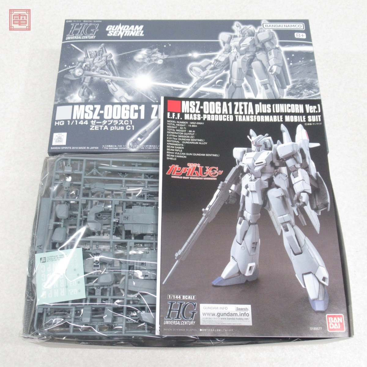 未組立 バンダイ HGUC 1/144 MSZ-006C1 ゼータプラスC1 ガンダム・センチネル BANDAI ZETA plus GUNDAM SENTINEL【20 /【Buyee ...