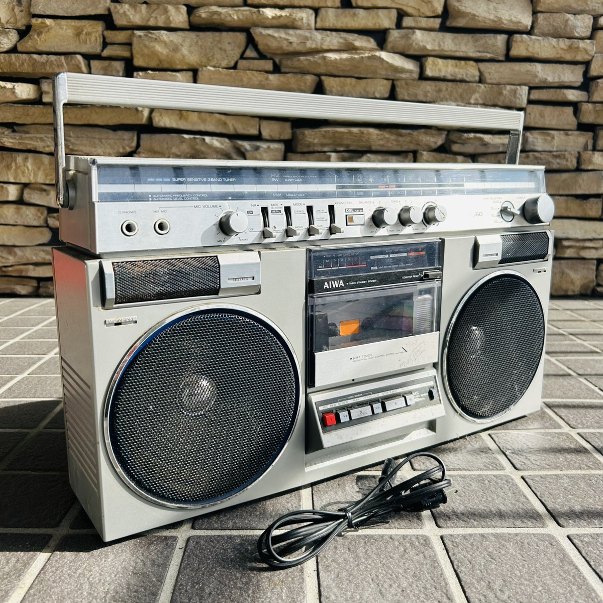 AIWA ラジカセ CS-J60 ラジオカセットレコーダー アイワ 【現状販売品】 25F 北HH2 /【Buyee】 Buyee ...