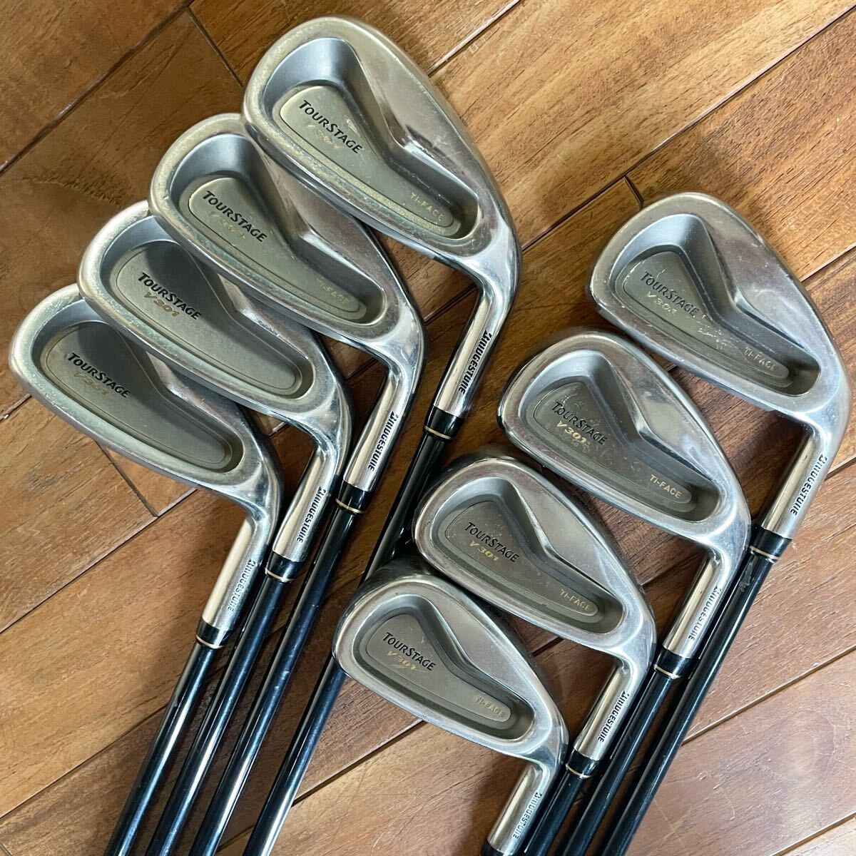BRIDGESTONE ブリヂストン TOURSTAGE V301 ツアーステージ TSI-50 チタンフェース 4-P/S アイアン8本セット フレックスR ゴルフクラブ /【Buyee ...
