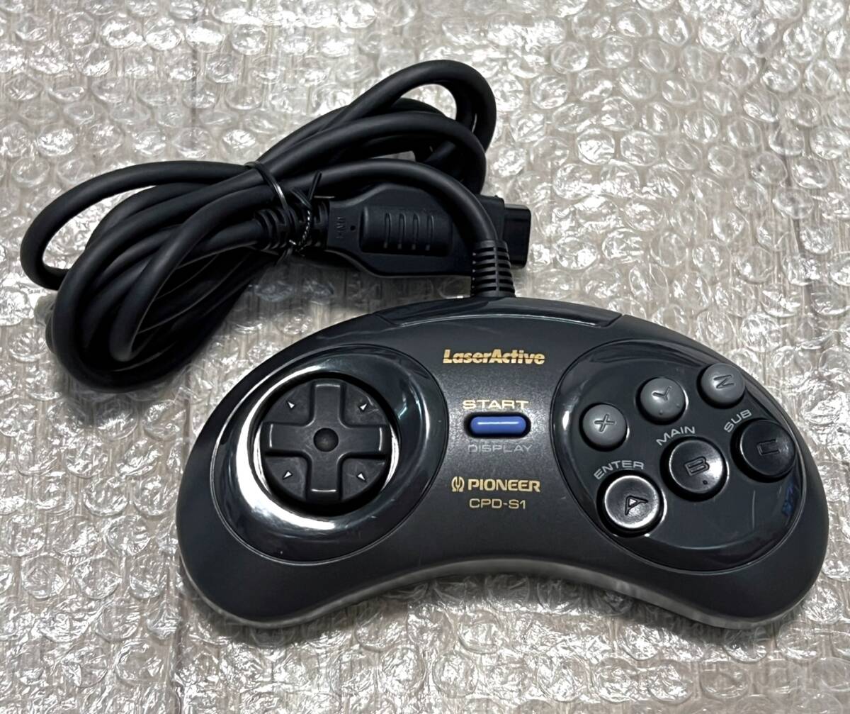 〈良品・動作確認済み〉MD レーザーアクティブ メガドライブ メガLD コントロールパック PAC-S1 GENESIS SEGA ...