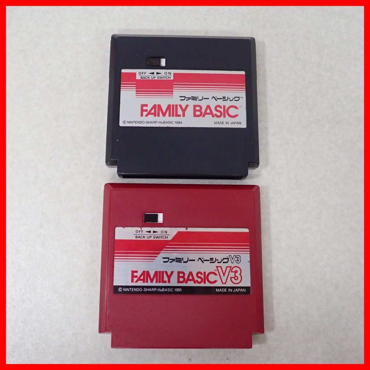 FC ファミコン ファミリーベーシックV3 FAMILY BASIC V3/ファミリーベーシック FAMILY BASIC まとめて2本セット ...