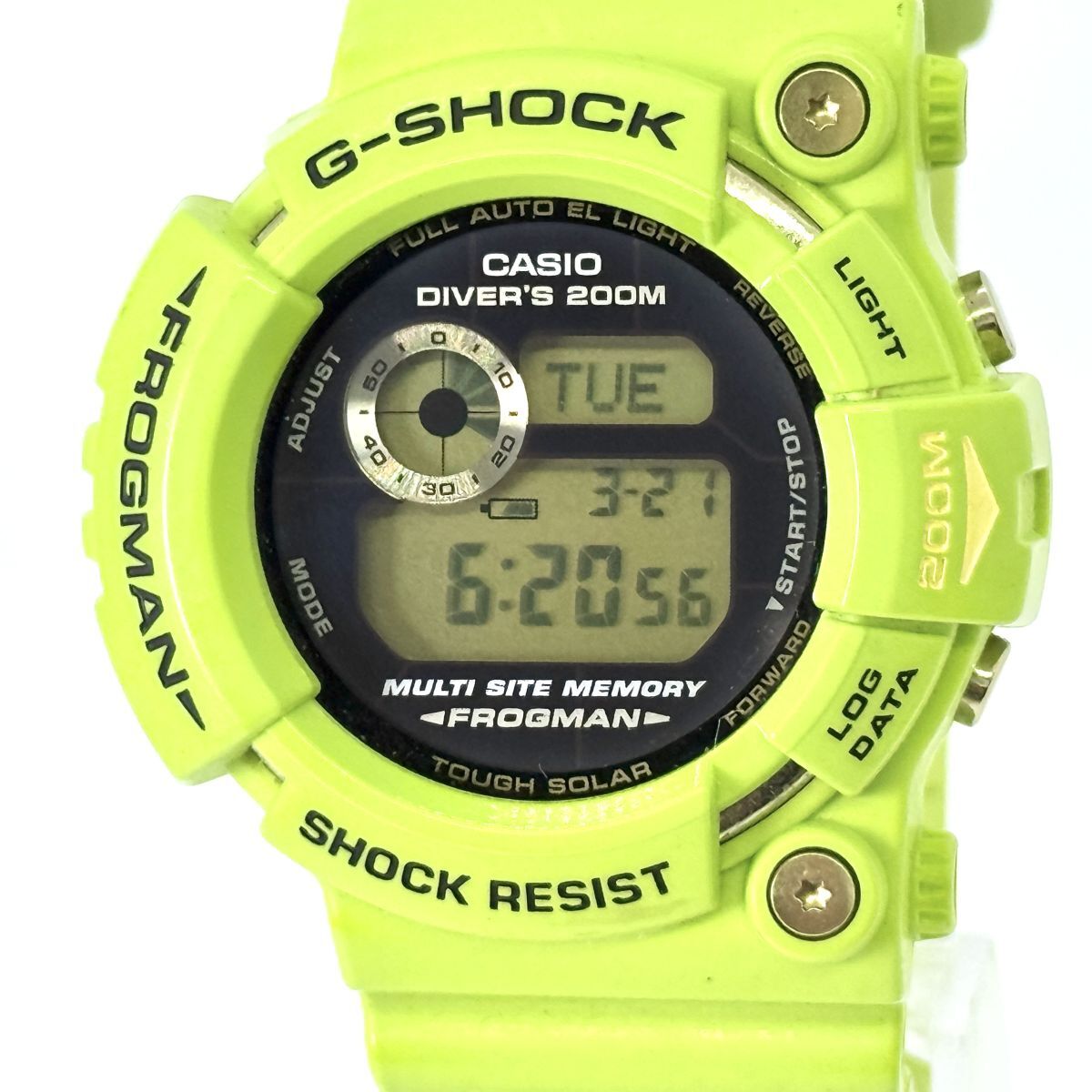 T5644 レアモデル G-SHOCK GW-200F フロッグマン 雨蛙 アマガエル 黄緑 グリーン イルクジ /【Buyee】 Buyee ...