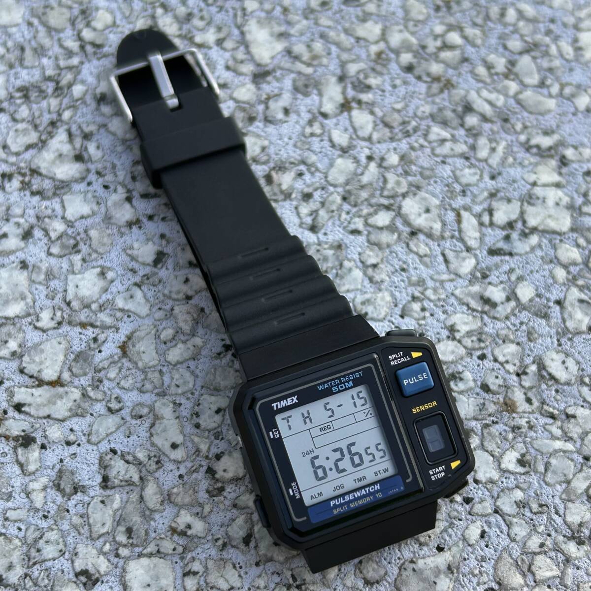 激レア 美品 CASIO×TIMEX 81741 CASIO JP-100W パルスチェック 脈拍計内蔵 ヴィンテージカシオ 樫尾俊雄記念館 ...