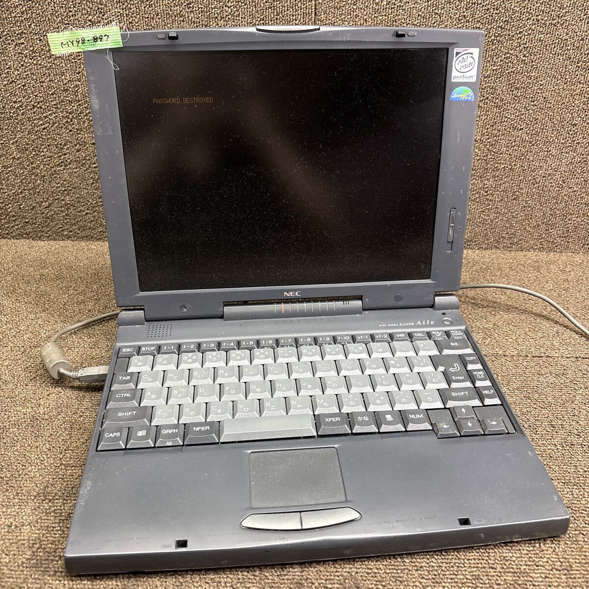 MY98-897 激安 PC98 ノートブック NEC Aile PC9821LS150S1D2 起動確認済み ジャンク 同梱可能 /【Buyee】 Buyee - Japanese ...