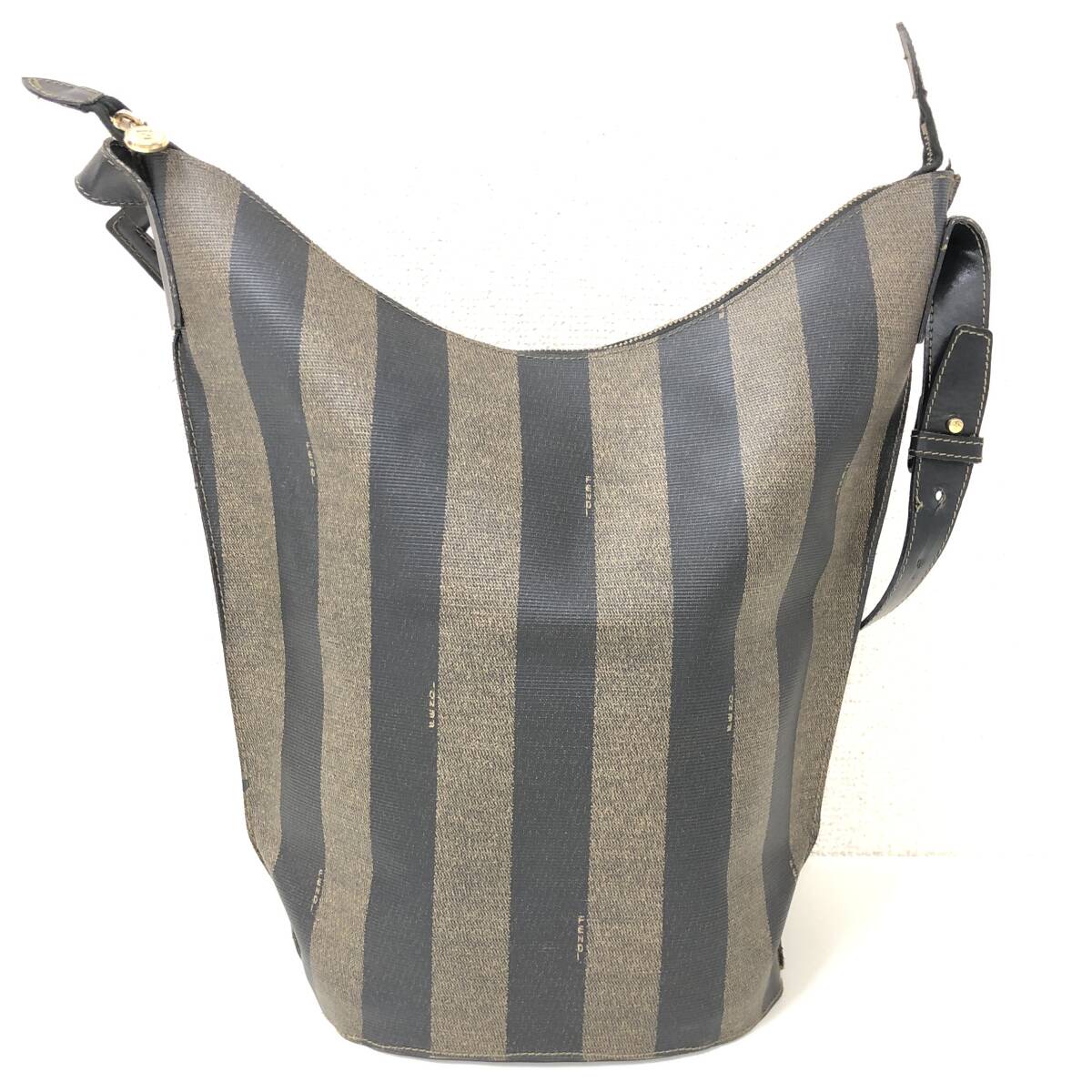 HY1708 FENDI トートバッグ ペカン柄 フェンディ ショルダーバッグ 斜め掛けバッグ レザー ブラウン系 ブラック系 ブランド ...