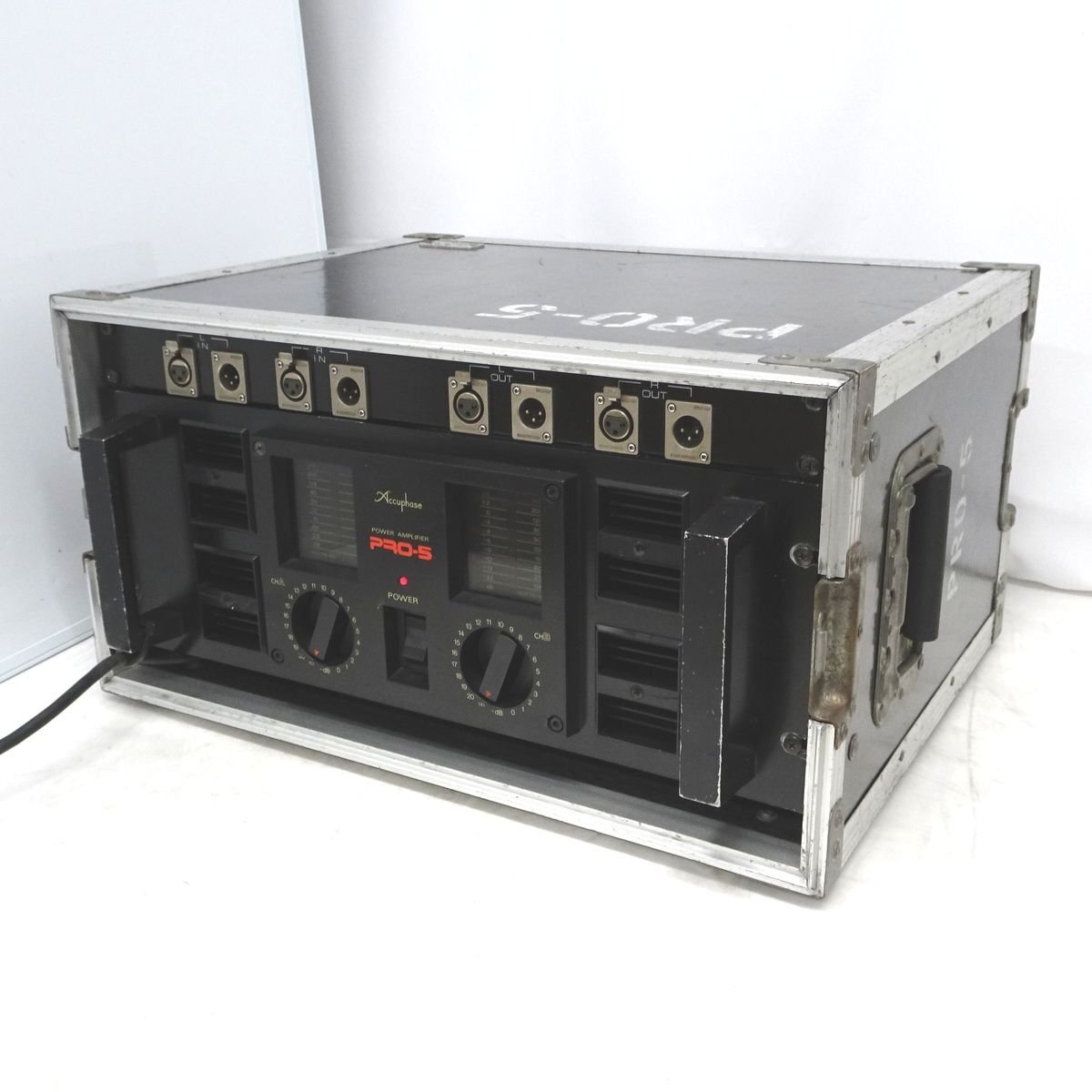 Accuphase PRO-5 DUAL Channel Power Amplifier 業務用パワーアンプ ケース有（250W+250W ...