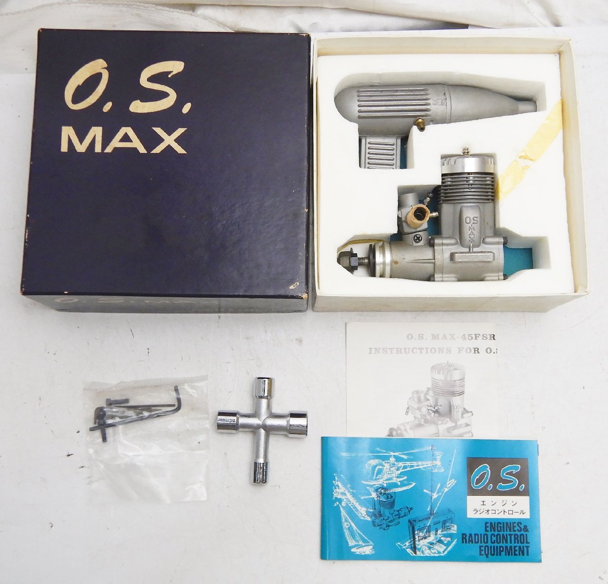 未使用保管品☆OGAWA 小川精機 O.S.MAX 45F SR ☆模型 RC エンジン 飛行機 ラジコン パーツ R/C ENGINE ...