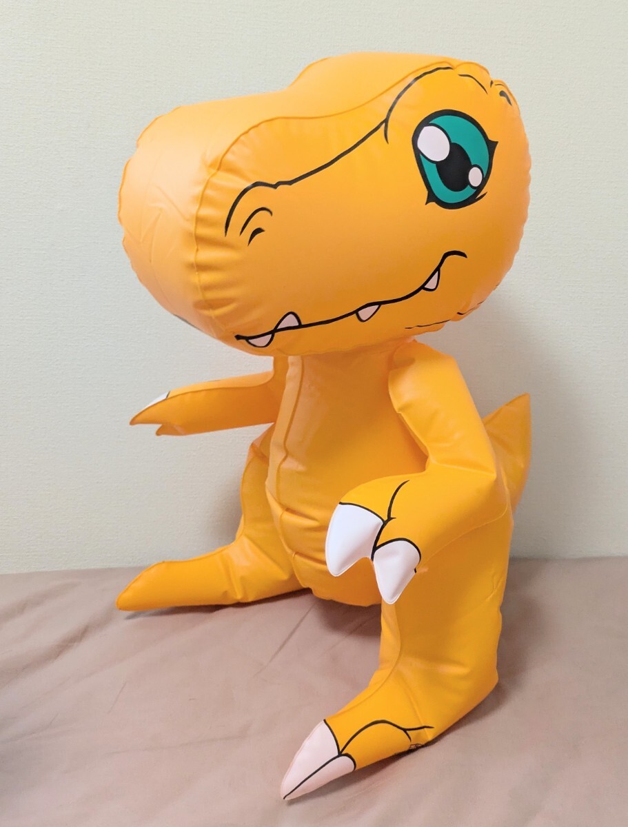 デジモン 空ビ 空気ビニール風船 ビーチボール エアークッション 人形 非売品 ロッテリア Inflatable Digimon Float ...