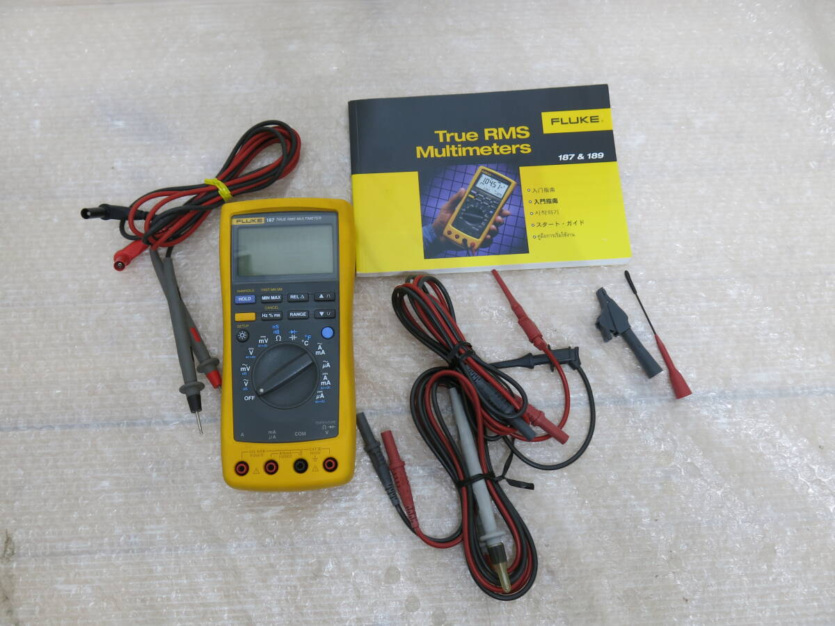 ジャンク FLUKE フルーク187 TRUE RMS MULTIMETER デジタルマルチメーター /【Buyee】 Buyee ...