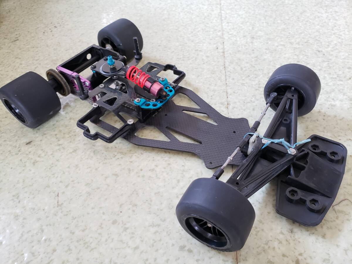 タミヤ 1/10 F103LM シャーシ 当時物社外カーボンシャーシ等装着品 /【Buyee】 Buyee - Japanese Proxy ...