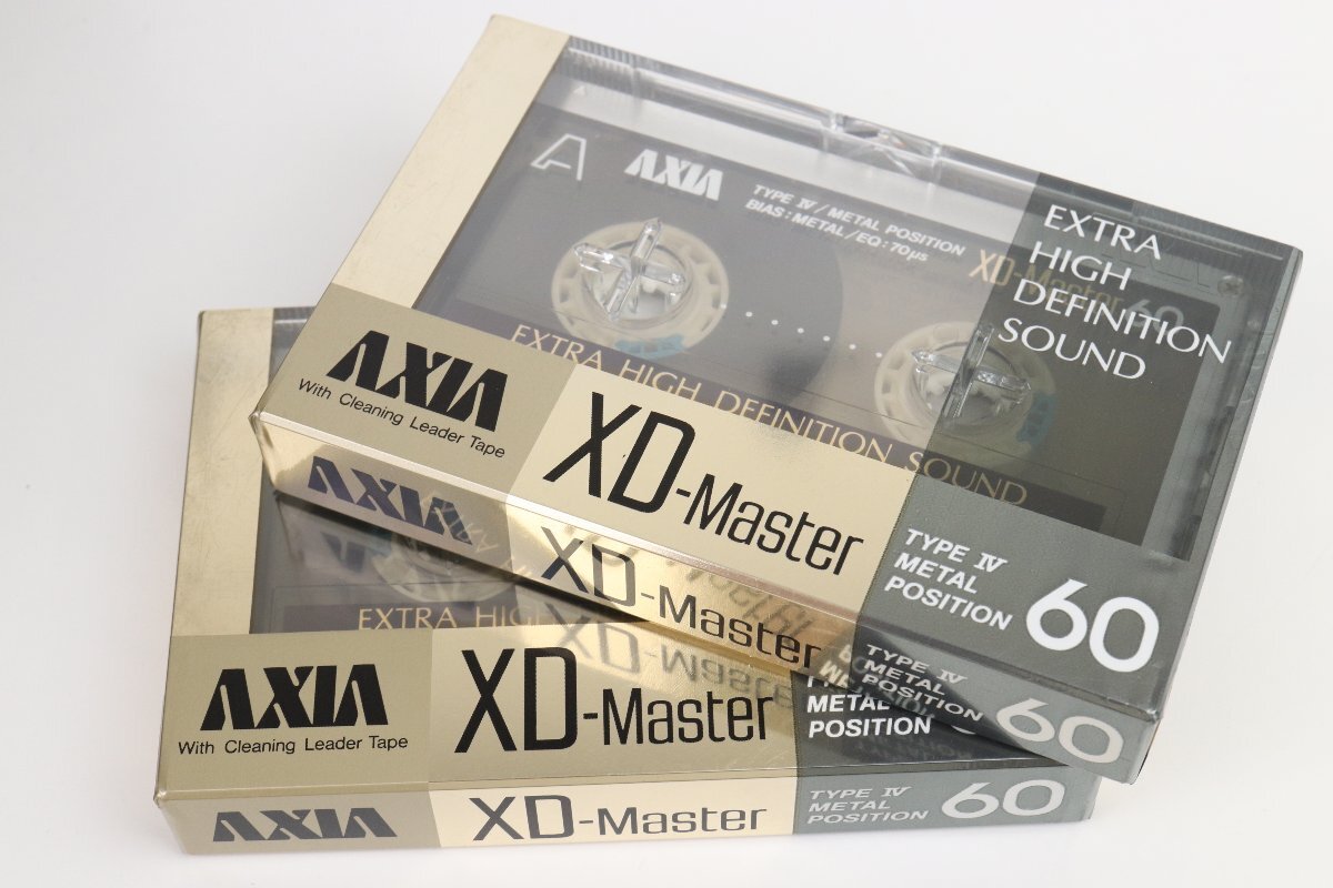 【未開封】メタルテープ 2本セット AXIA アクシア XD-Master 60分 Type IV 高音質 カセットテープ Type4 希少品 レア 5 【彩irodori】 /【Buyee ...