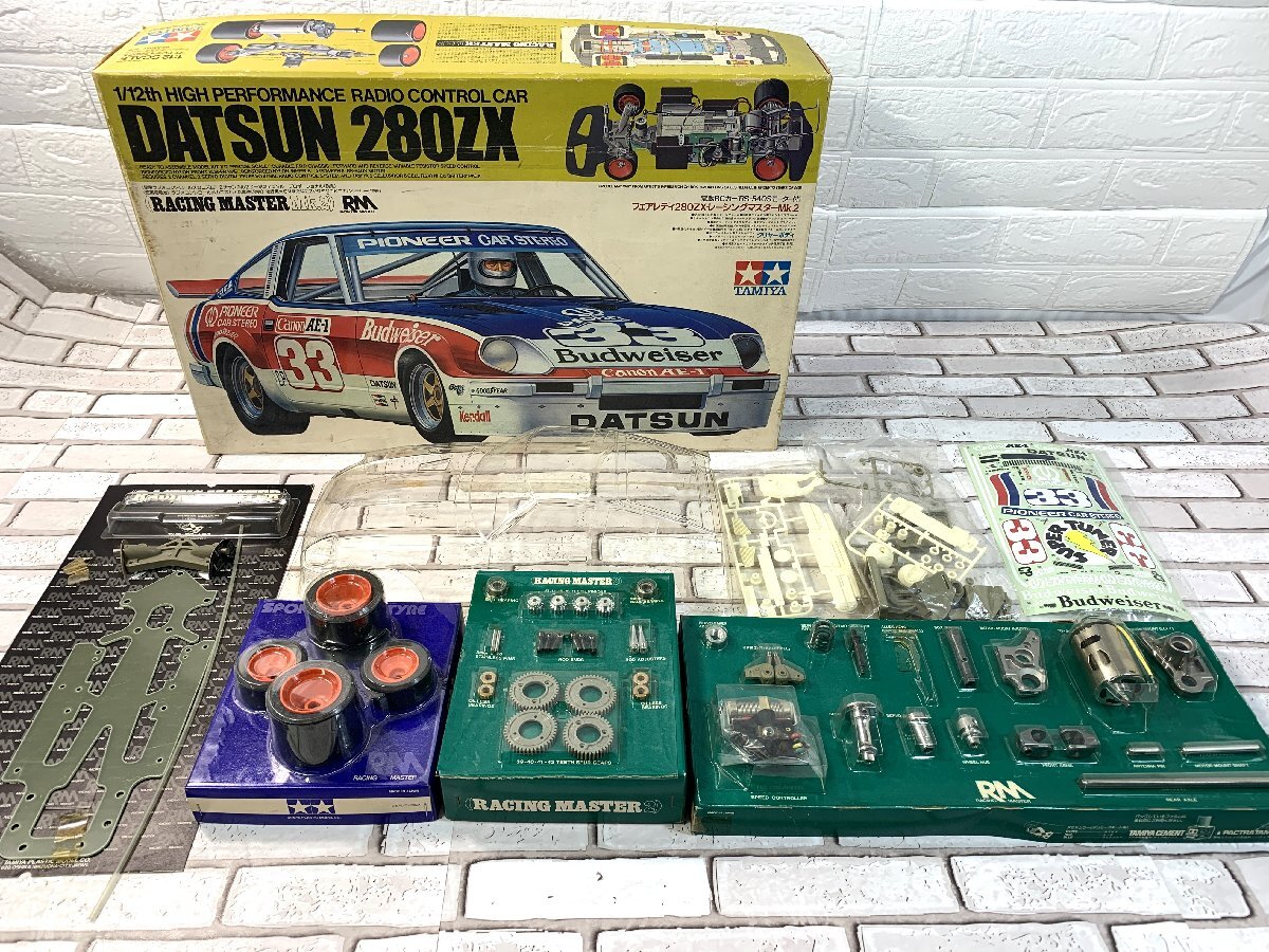 TAMIYA 電動RCカー フェアレディ280ZXレーシングマスターMK.2 1/12スケール DATSUN 280ZX 現状品 TJ6 ...