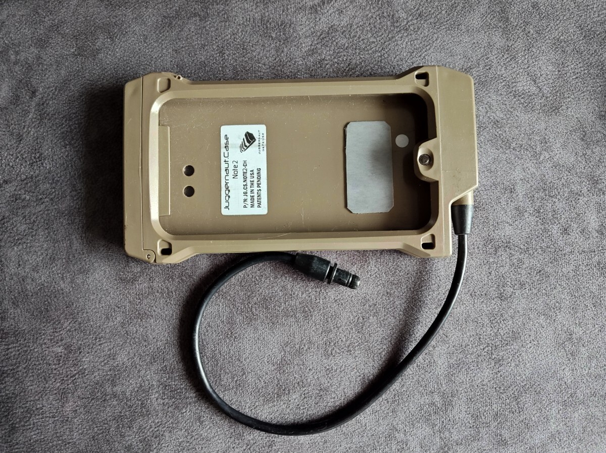米軍放出 実物 初期型 Juggernaut case galaxy note2 ジャンク / devgru CAG DELTA peltor ...