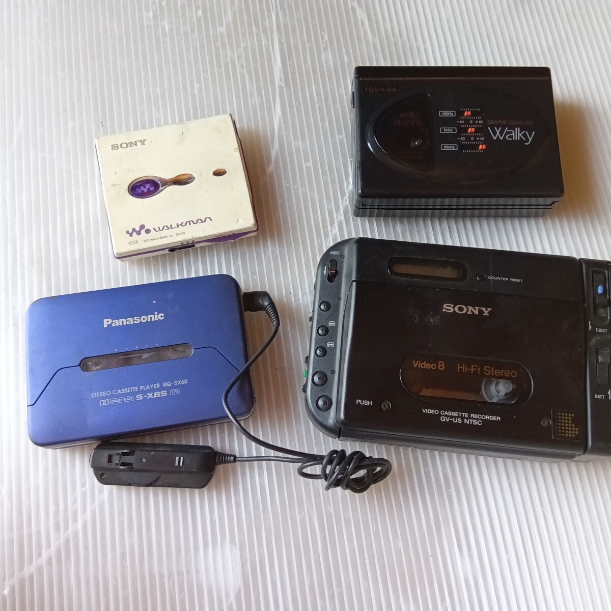 SONY/GV-U5 NTSC 東芝/KT-PS14 Panasonic/RQ-SX60 カセットプレーヤー カセットウォークマン ...