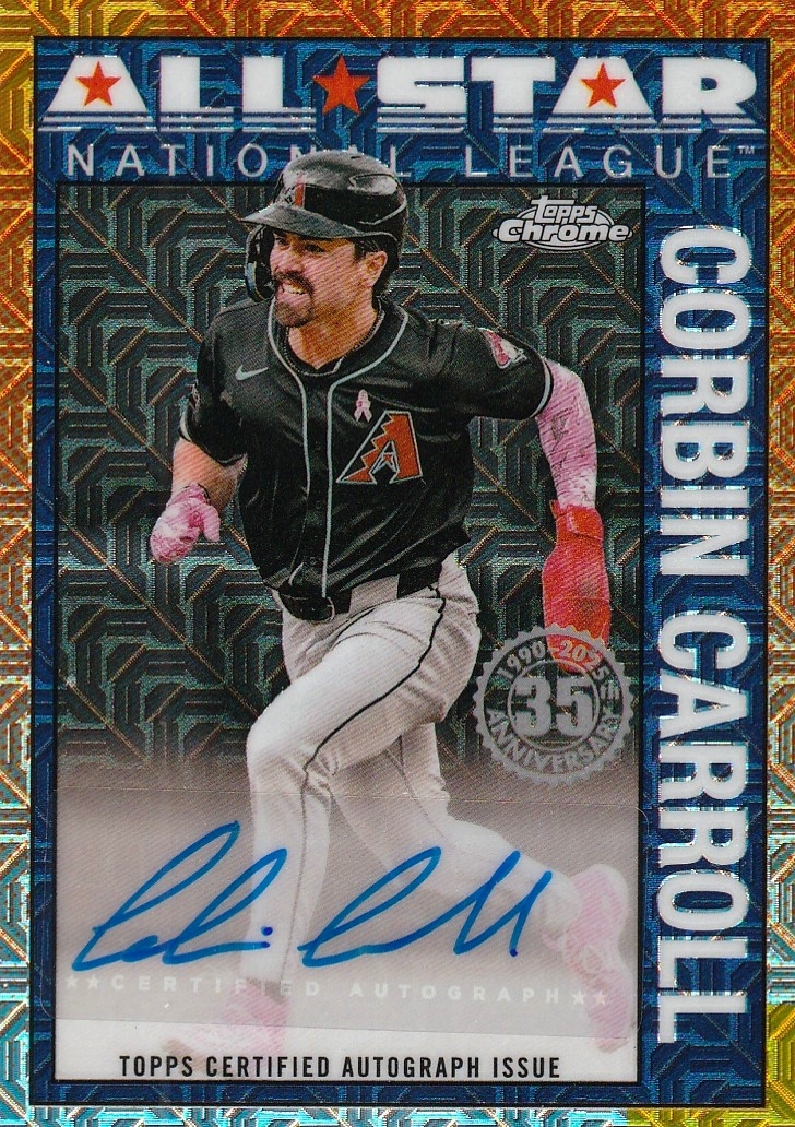 25 Topps Series2 1990 Topps Chrome All Star Baseball Corbin Carroll ...