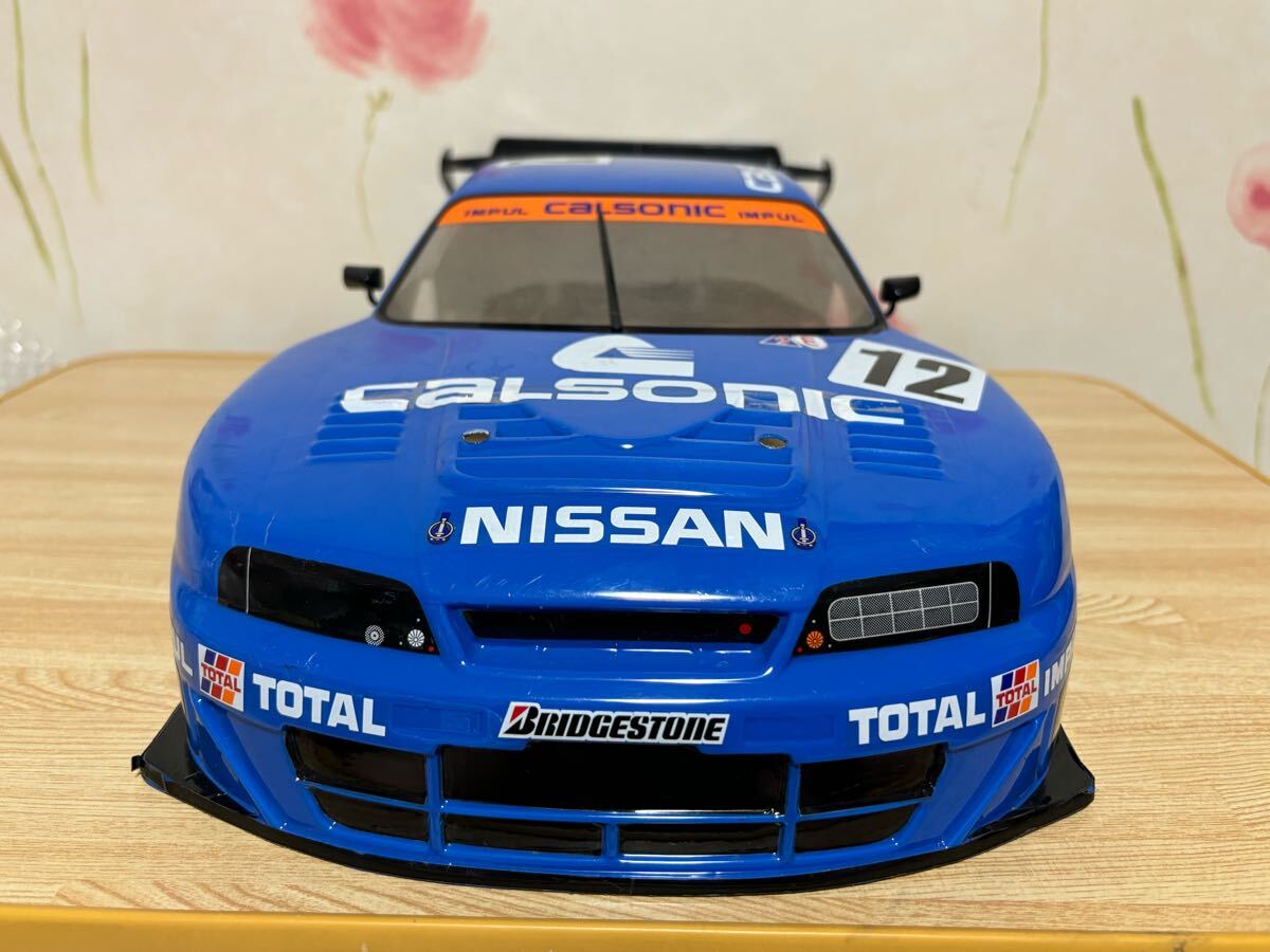 1/10 京商 カルソニック スカイライン GT-R R33 レーシングカー エンジンカー ラジコンボディ KYOSHO CALSONIC ...