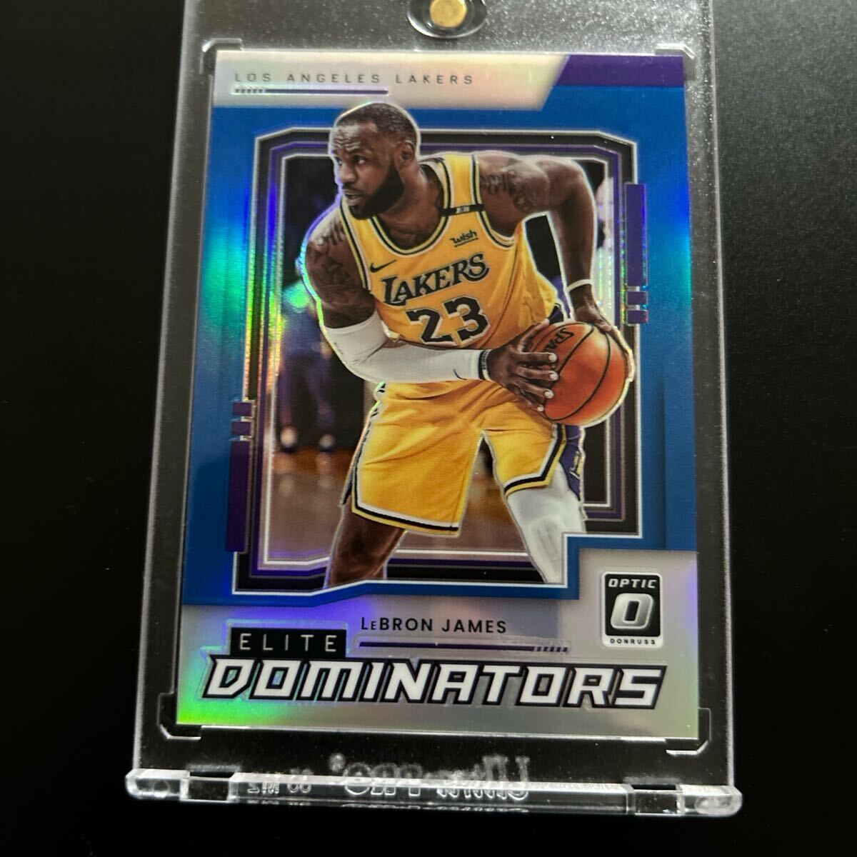 【激レア!49枚限定】LeBron James 2021-22 Panini Donruss Optic Blue Prizm/49 SSP ...