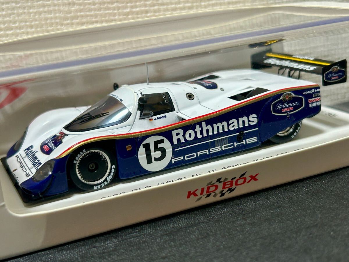 1/43 Porsche 962C RLR (106B) #15 500km KYALAMI Winner 1987 J.Mass [キッド ...